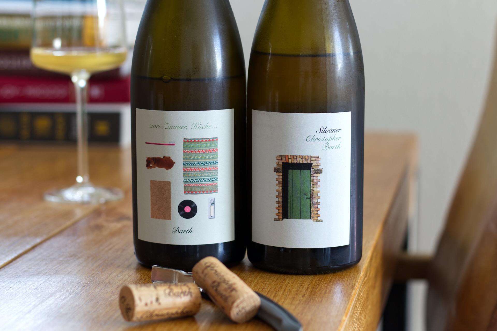 Zwei Flaschen Christopher Barth · saufwein
